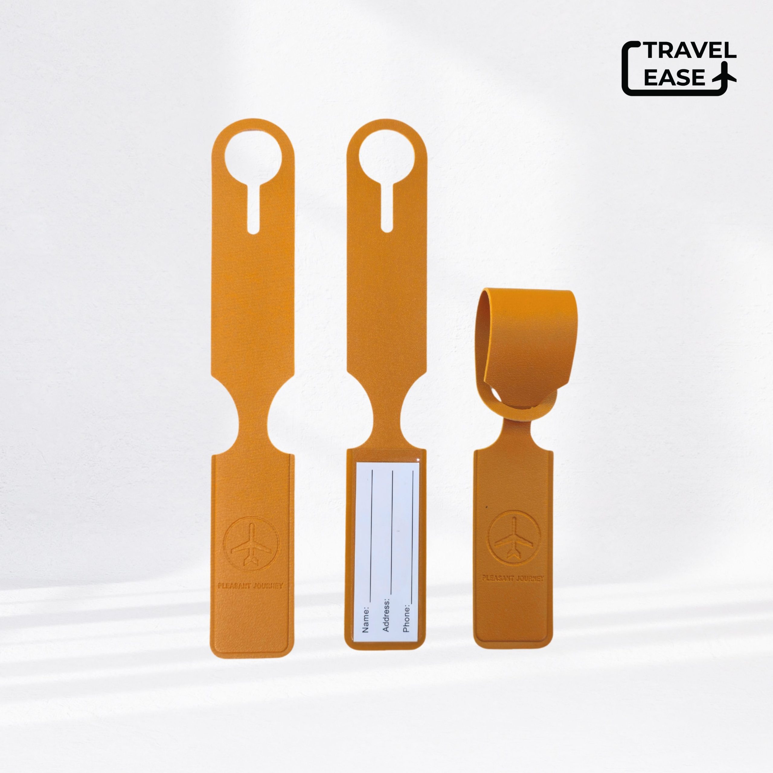 Travel Ease Eco Luggage Tag - Orange - Travel Ease